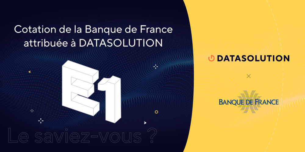 La cotation de la Banque de France attribuée à DATASOLUTION