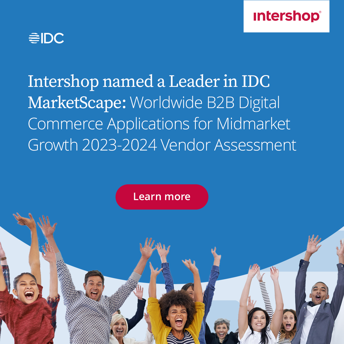 Intershop reconnu comme Leader dans le rapport IDC MarketScape.